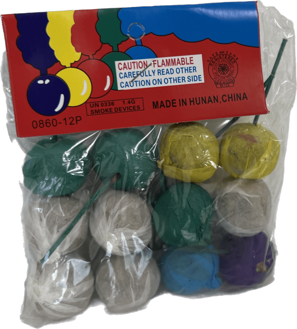 Wisconsin Fireworks Store Assorted Smoke Balls, Uncle Sam's Fireworks